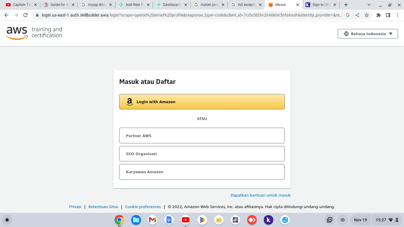 Cara Mendaftar Akun AWS Skill Builder - DwiAY (DAL1809)