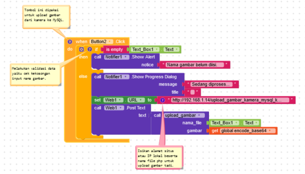 Cara Upload Gambar yang Diambil dari Kamera ke MySQL di Kodular - DwiAY ...