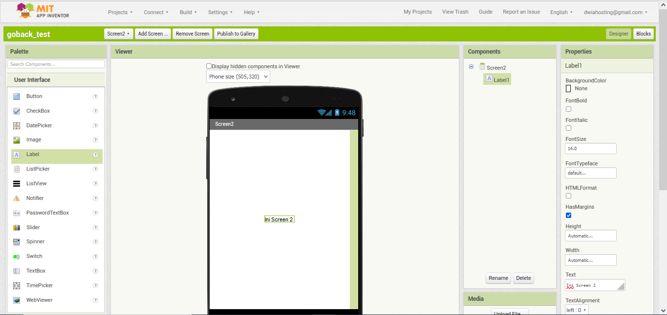 Cara Membuat Fitur Pindah Screen dari Tombol di Aplikasi atau HP ...