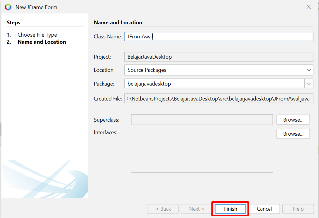 Cara Membuat Project Baru untuk Membuat Aplikasi Desktop di Apache ... Cara Membuat Project Baru untuk Membuat Aplikasi Desktop di Apache ...