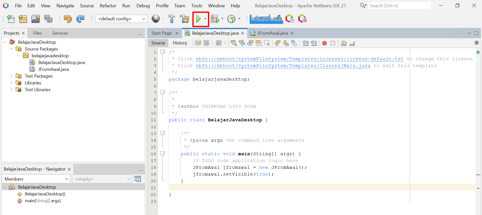 Cara Membuat Project Baru untuk Membuat Aplikasi Desktop di Apache ... Cara Membuat Project Baru untuk Membuat Aplikasi Desktop di Apache ...